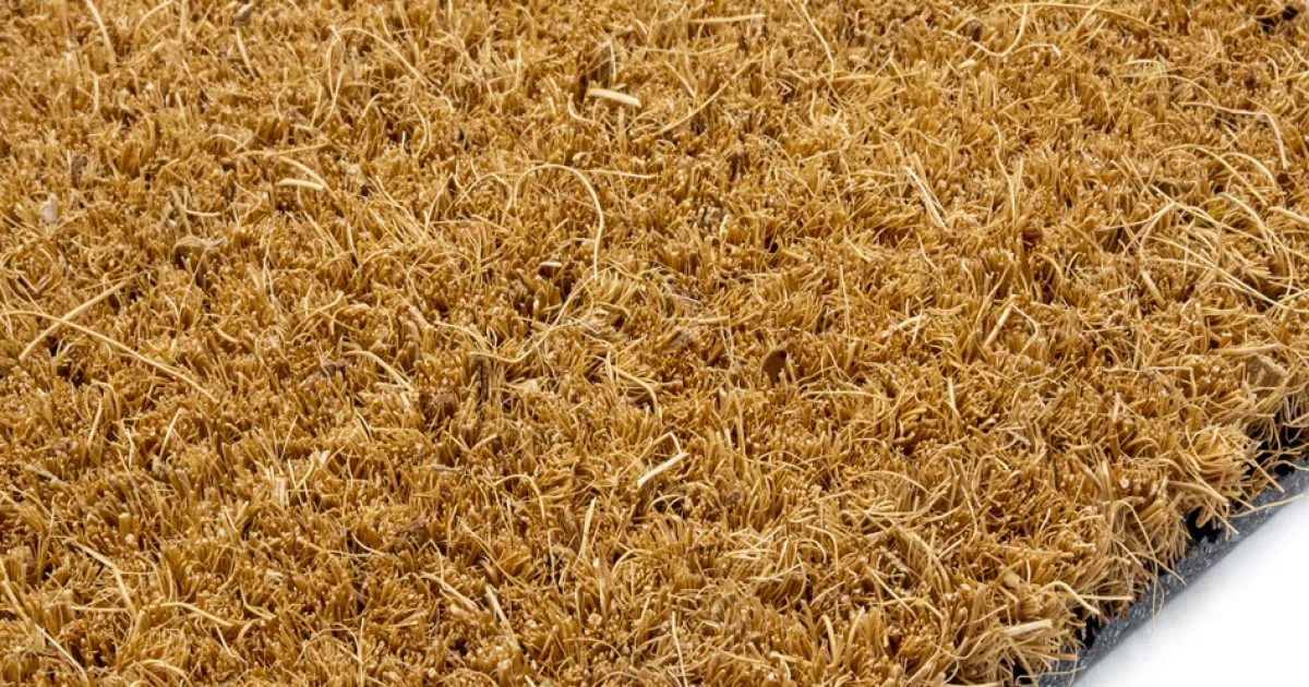 Felpudo de coco de 15 mm de espesor. Un clásico eficaz